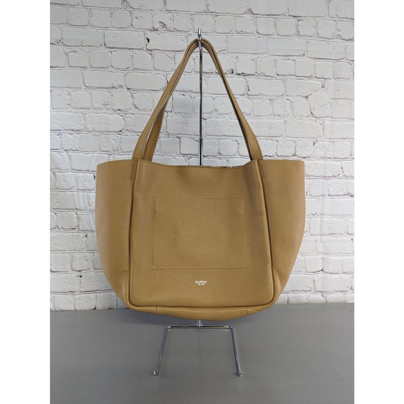 Botkier | Bags | Nwot Botkier Camel Gold Leather Shoulder Tote Bag ...